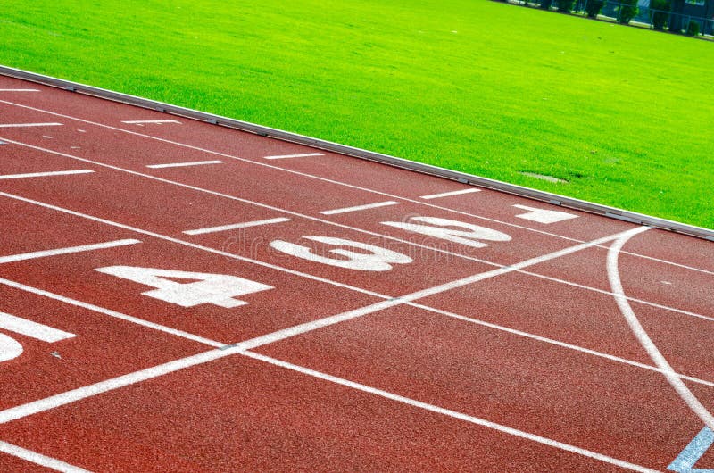 Oval Running Track stock image. Image of stadium, racecourse - 19031429