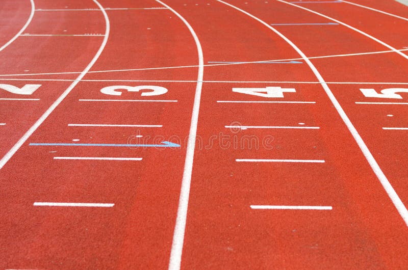 Oval Running Track stock image. Image of stadium, racecourse - 19031429