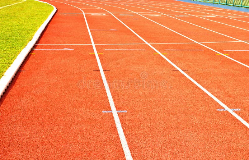 Running track rubber stock image. Image of texture, stadium - 32557713