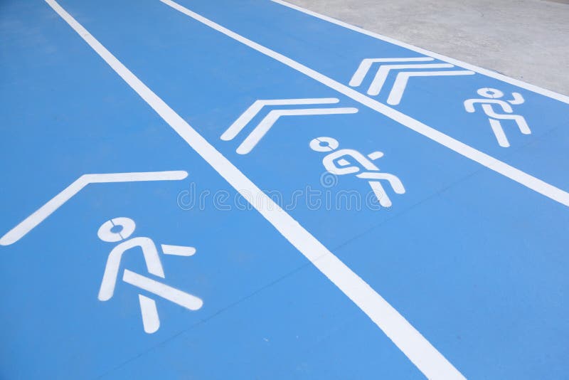 Jogging Track Symbol stock photo. Image of walk, symbol - 31980948