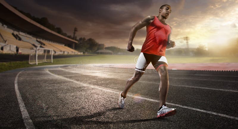Running track stock photo. Image of competitive, motion - 77003580