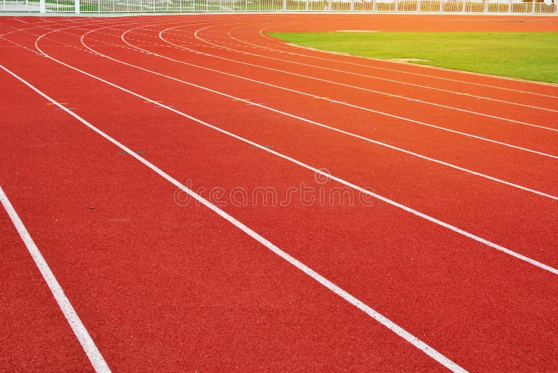 Running track on stadium stock photo. Image of outdoor - 80605562