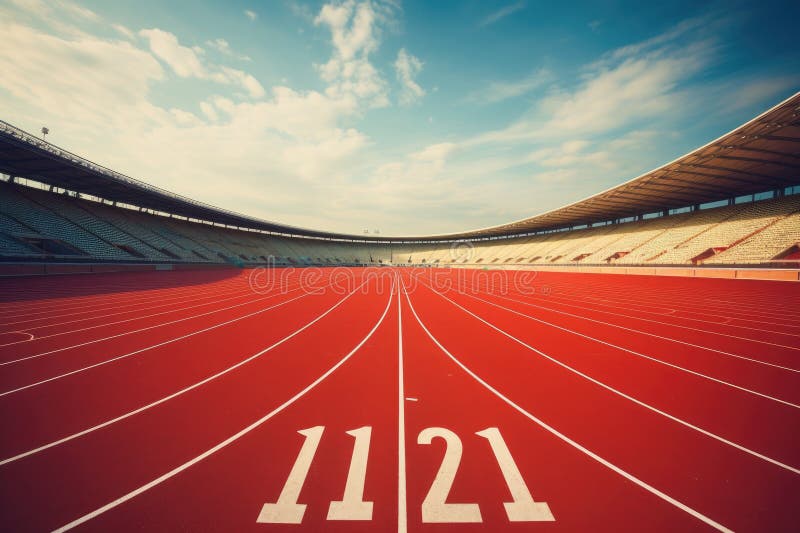 Running Track Numbers Stock Illustrations – 117 Running Track Numbers ...