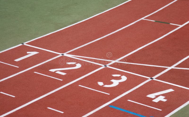 Running track start line stock photo. Image of sport, competitive - 6648656