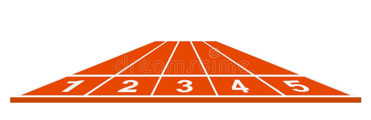 Running Track Numbers Stock Illustrations – 119 Running Track Numbers ...