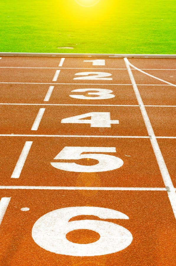 Oval Running Track stock image. Image of stadium, racecourse - 19031429