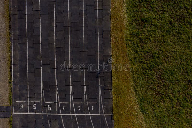Running Track Texture with Lane Numbers, Running Track Background Stock ...