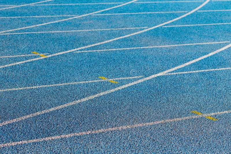 Running track stock photo. Image of cover, marking, sport - 60912156