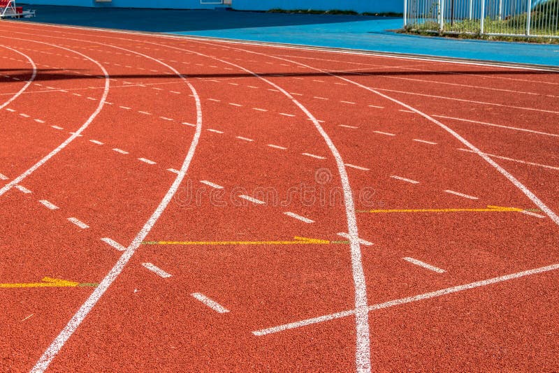 Running tracks. stock image. Image of sport, training - 76494885