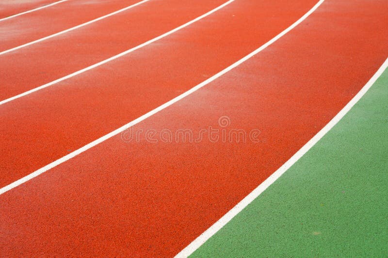 Running Tracks in a Sports Area Stock Photo - Image of olympic, runner ...