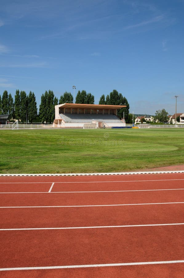 Running Tracks in a Stadium Editorial Stock Image - Image of sports ...