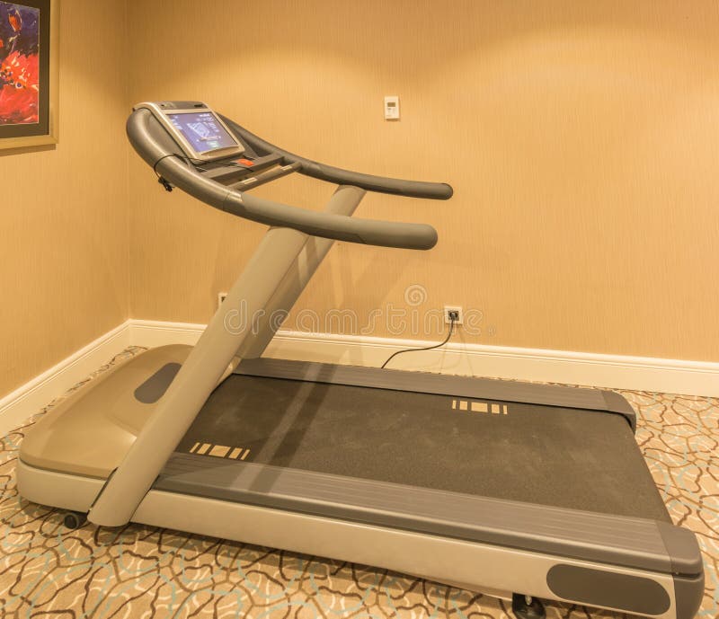Running Treadmill at the House Stock Image - Image of club, health ...