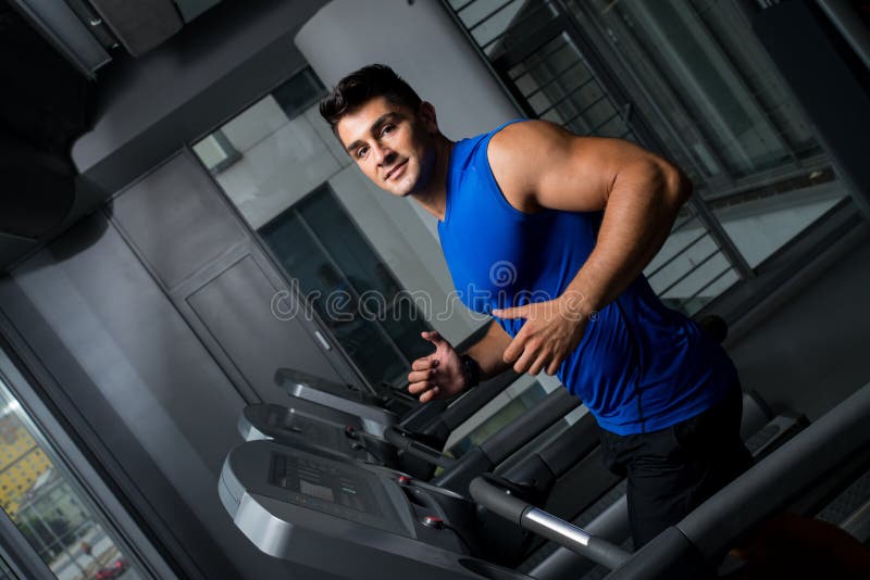 Running on treadmill stock image. Image of care, running - 32781155