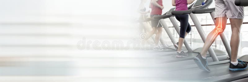 Running on Treadmills in Gym with Transition Stock Image - Image of ...