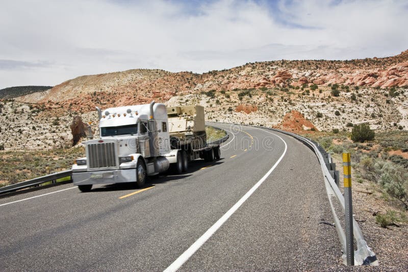 Running truck stock photo. Image of asphalt, road, destination - 7443666