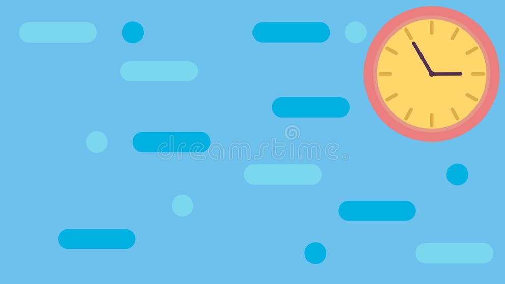 A Running Wall Clock Indicates that Time is Running Fast. Place for ...