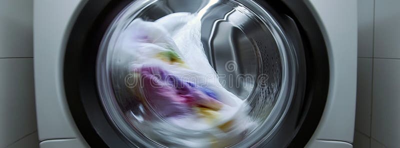 Running Washing Machine, AI Generated Stock Illustration - Illustration ...