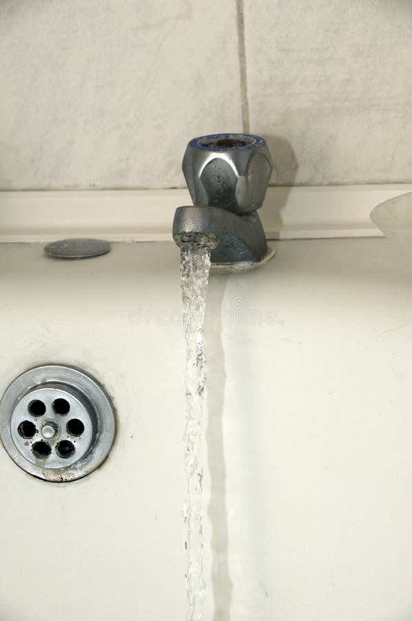 Running water stock image. Image of faucet, shiny, chrome - 20338879