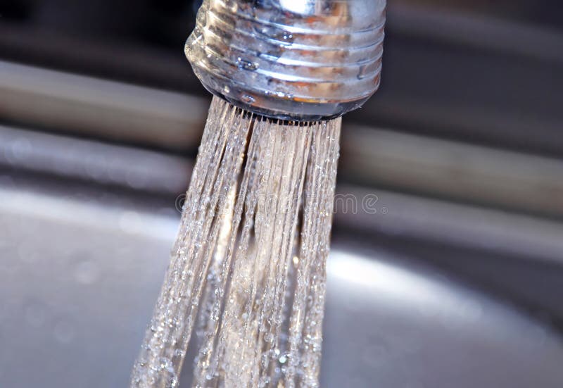 Running water stock image. Image of kitchen, refreshing - 6243747