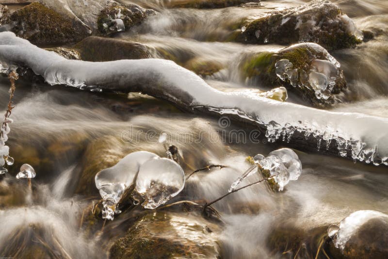 Running Water stock image. Image of cold, river, blur - 50962047