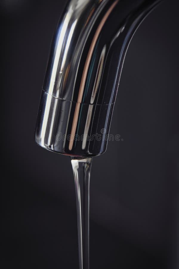 The running water faucet stock image. Image of drink - 236043749
