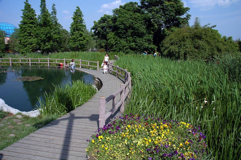 A running water garden stock photo. Image of water, garden - 1557828