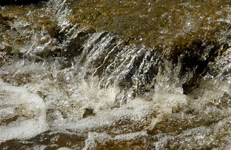Running water over rocks stock image. Image of timed - 194656429