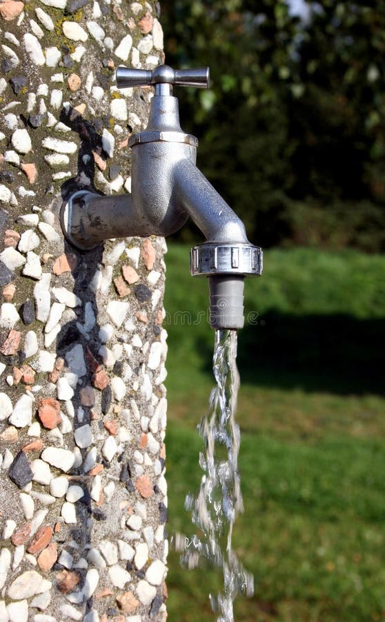 Running water tap stock image. Image of drink, environment - 7253483