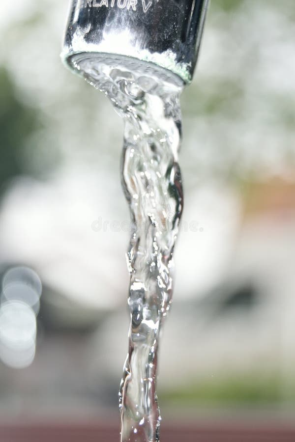 Running water tap stock photo. Image of drink, watering - 91674582
