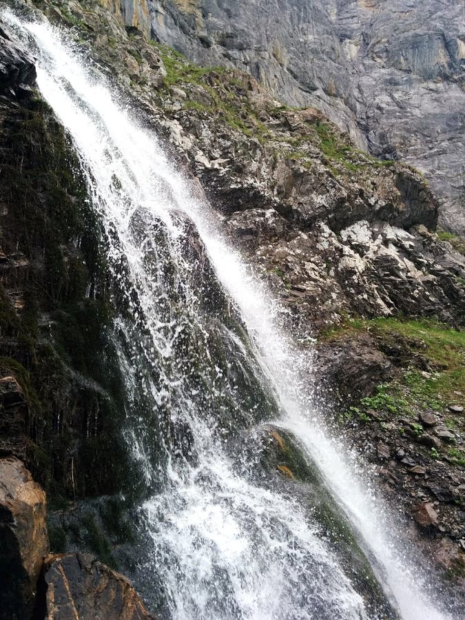 Running waterfall stock photo. Image of running, mountain - 46085510