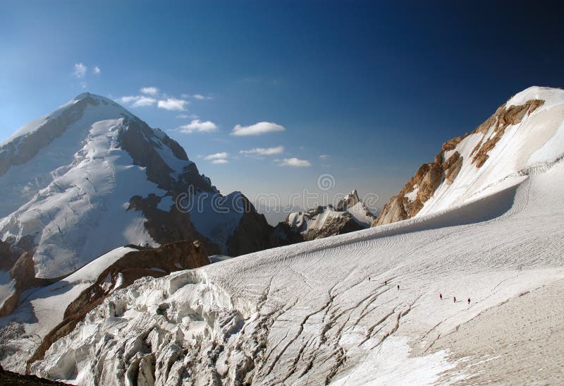 Running from wave stock photo. Image of trekking, peak - 5343302