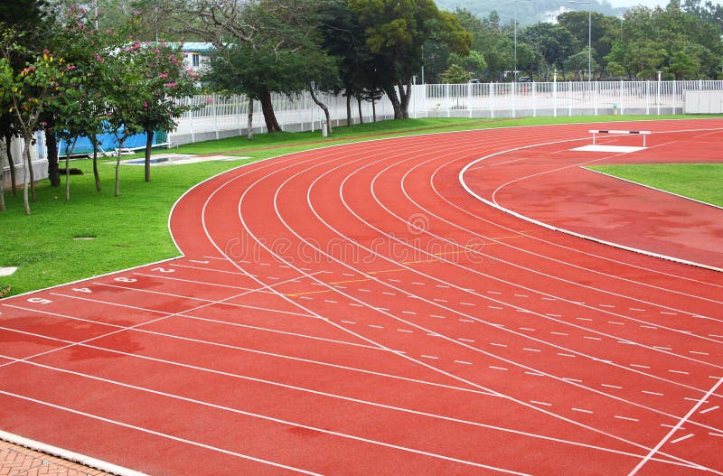 Running way stock photo. Image of track, line, racetrack - 33183226
