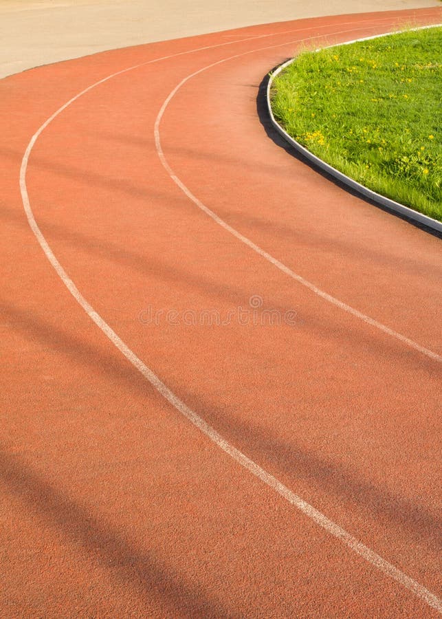 The Running Ways at the Stadium Stock Photo - Image of move, sports ...