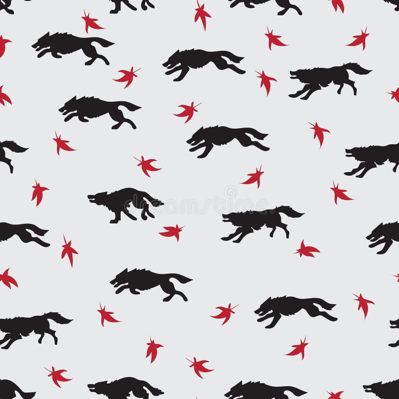 Running Wolves Stock Illustrations – 559 Running Wolves Stock ...