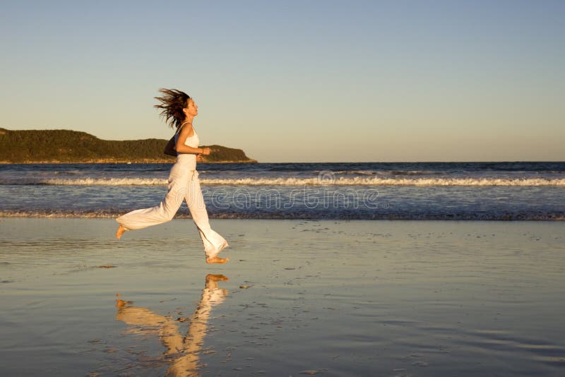Running woman stock image. Image of jogging, park, people - 667609