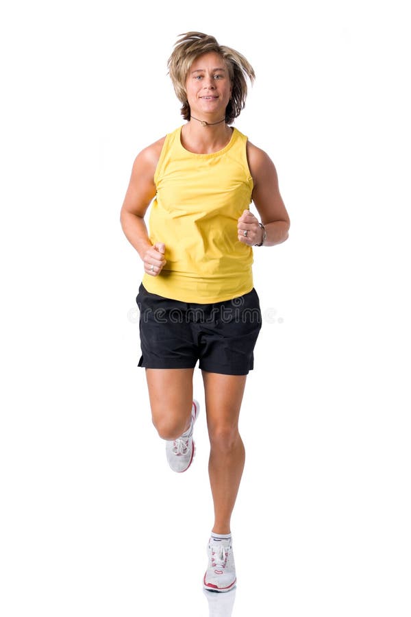 Woman Running stock image. Image of woman, girl, healthy - 4078451
