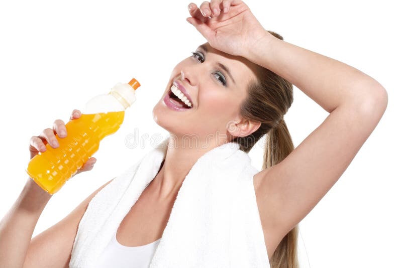 Woman Refreshing Herself in Beautiful Waterfall Stock Photo - Image of ...