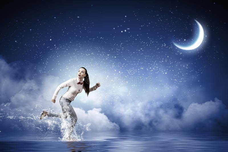 Running scared stock image. Image of stalking, dress, girl - 3142721 Running scared stock image. Image of stalking, dress, girl - 3142721