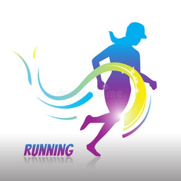 Running Women Logo Stock Illustrations – 1,775 Running Women Logo Stock ...