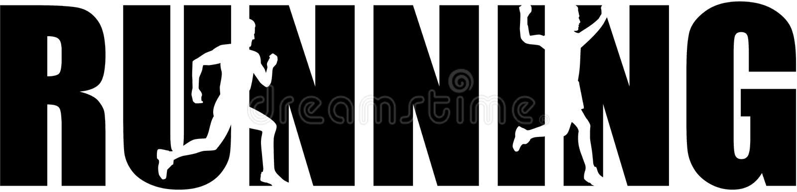 Running Word Cutouts Stock Illustrations – 1 Running Word Cutouts Stock ...