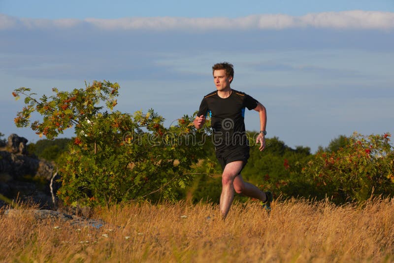 Young Man Jogging stock photo. Image of activity, adult - 33531846