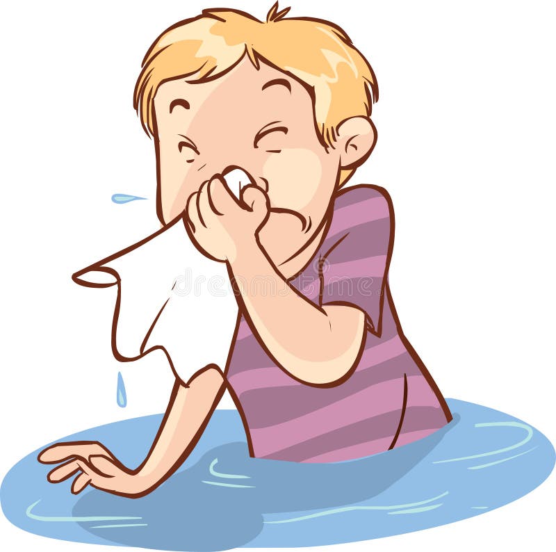 Runny nose people stock vector. Illustration of headache - 64662339