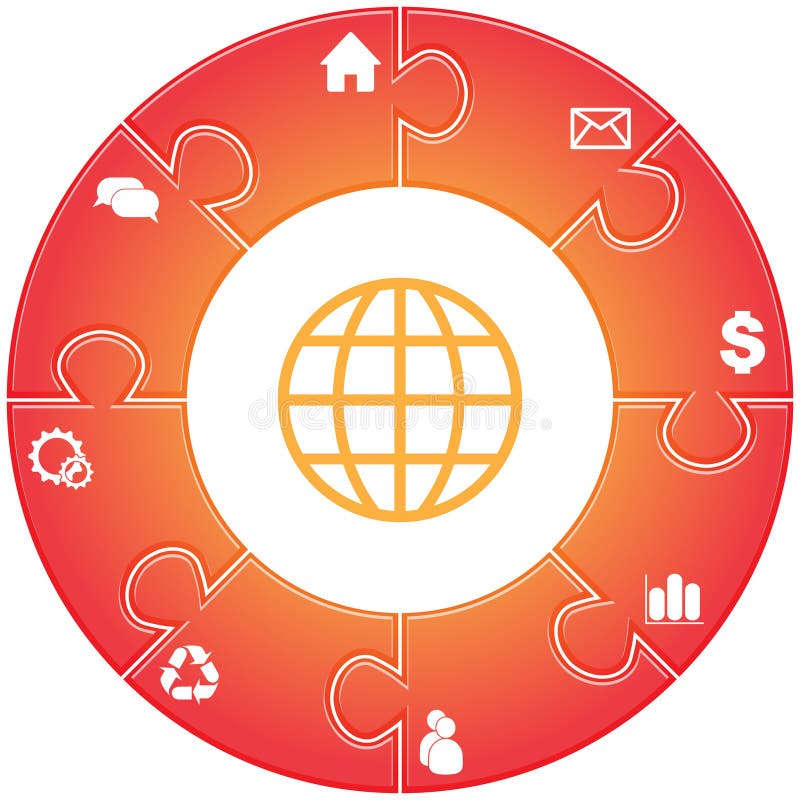 Rund pil 3d stock illustrationer. Illustration av futuristisk - 15425214