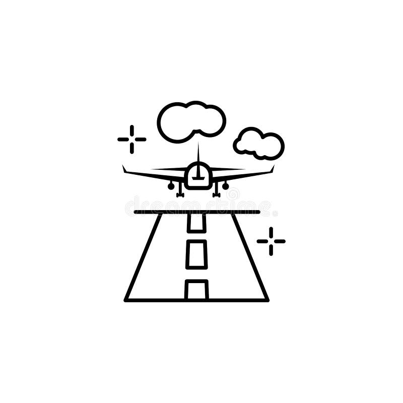 Single Line Tourist Airport Stock Illustrations – 438 Single Line ...