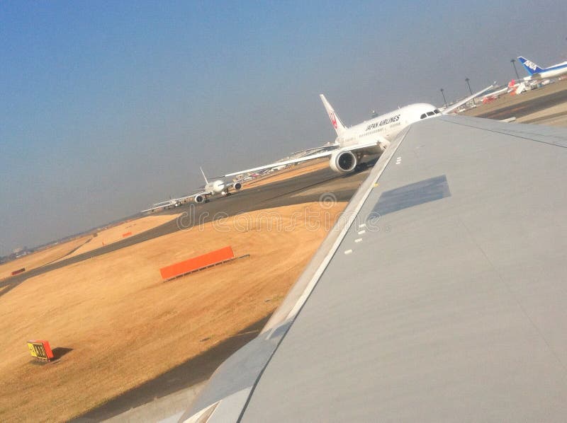 Runway editorial stock photo. Image of runway, queue - 42779188