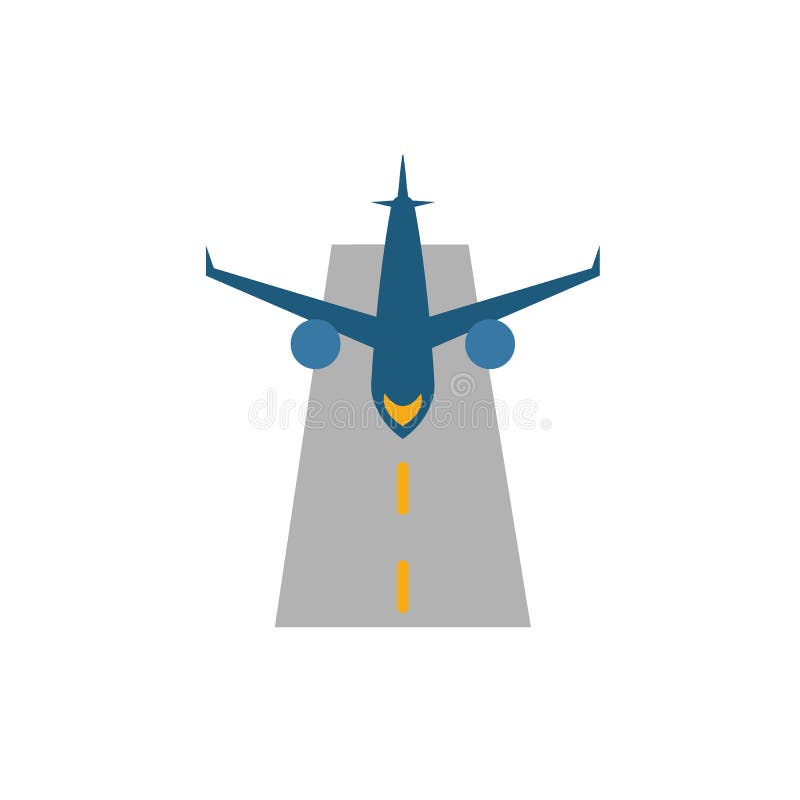 Runway Icon Set. Four Elements in Diferent Styles from Airport Icons ...