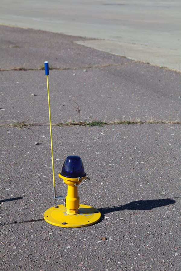 Runway lamp stock image. Image of airfield, strip, specifications ...
