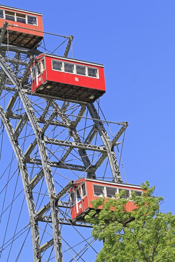 Ruota Panoramica a Vienna, Austria Fotografia Stock - Immagine di ...