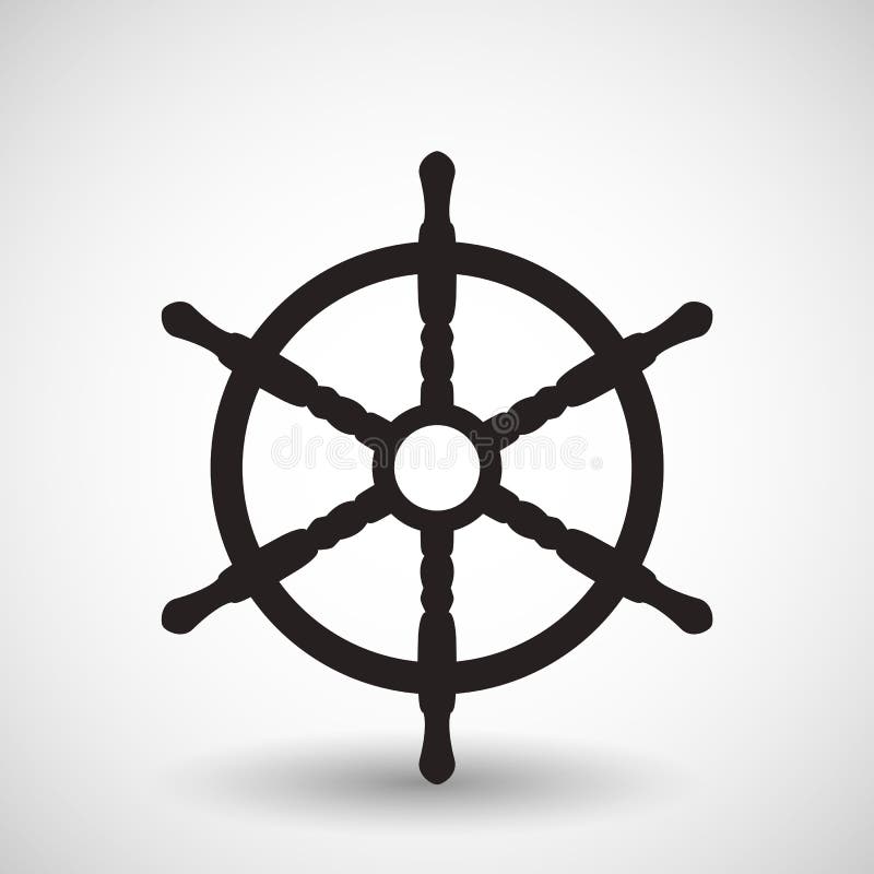 Ruota. Simbolo di vettore illustrazione vettoriale. Illustrazione di ...