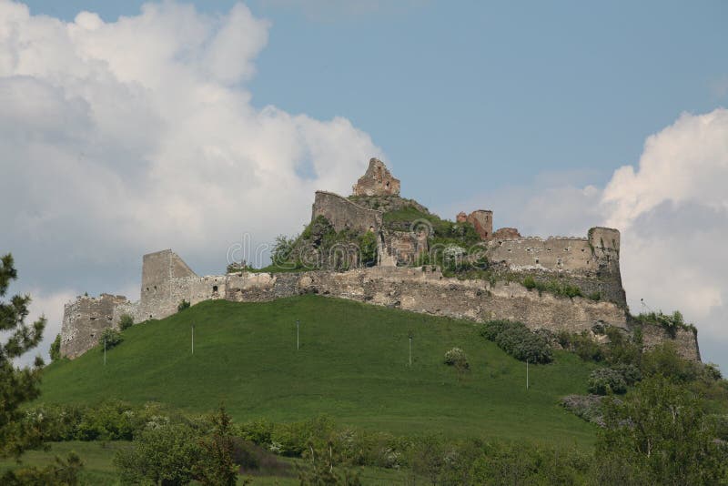 Rupea fortress in Romania stock photo. Image of landscape - 28232628